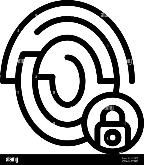 Digital Fingerprinting Stock Vector Images Alamy