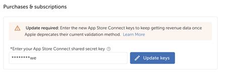 公告：更新用于 Roi360 Ios 收据验证的 App Store 凭证 Appsflyer Support