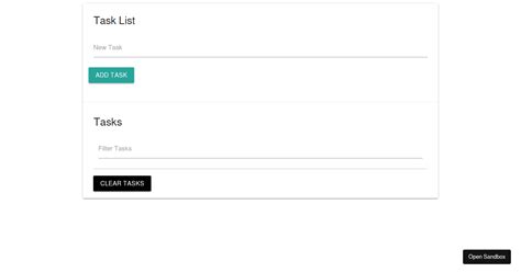 brad traversy s tasklist codesandbox