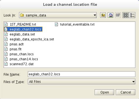 C Channel Locations EEGLAB Wiki