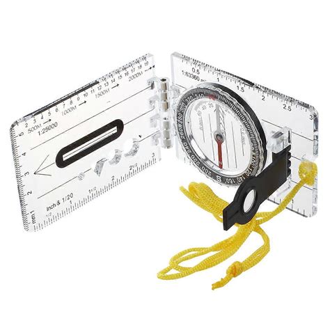 Foldable Navigation Camping Baseplate Compass Ruler Map Fruugo Uk