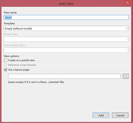 Why Did My Add View Window On ASP Net MVC Has Changed Stack Overflow