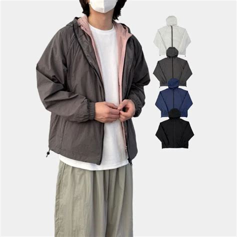 커플 바람막이 남자 후드 집업 고프코어 자켓