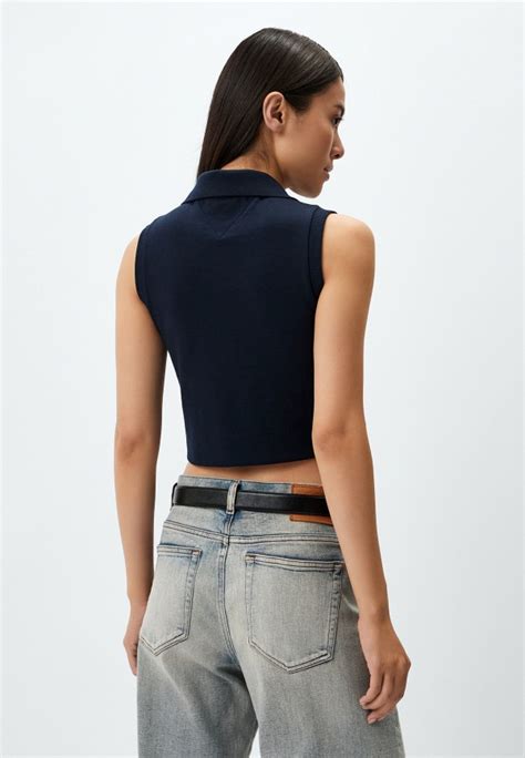 Жилет Tommy Jeans, цвет: синий, RTLADR178901 — купить в интернет ...