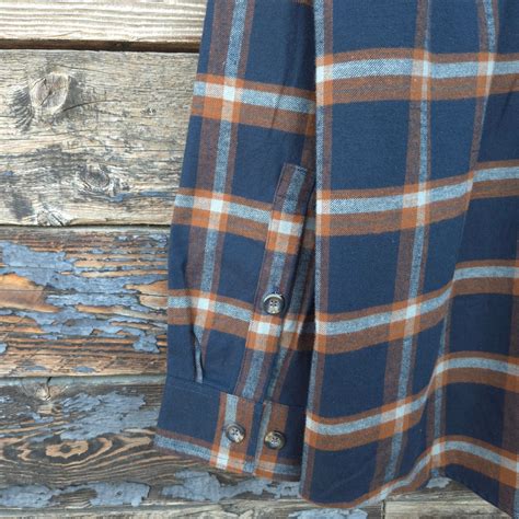 Stormy Kromer Flannel Shirt Campfire Plaid Allgood Custom Leather