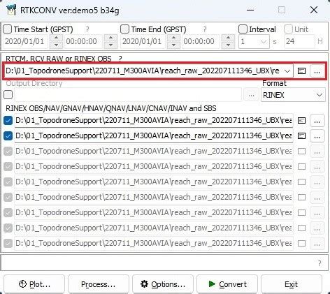 GNSS Data Converter TOPODRONE