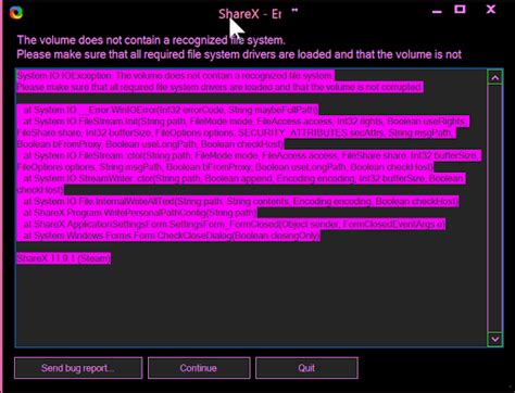 Stopped Working In W8pro · Issue 2945 · Sharexsharex · Github