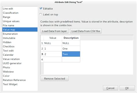 Qgis How To Keep Null Values In Attributes Until The User Choses From The Value Map