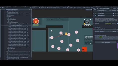 【topdown Engine】ダメージを表示する方法（floatingtext） Topdown Engineを極める