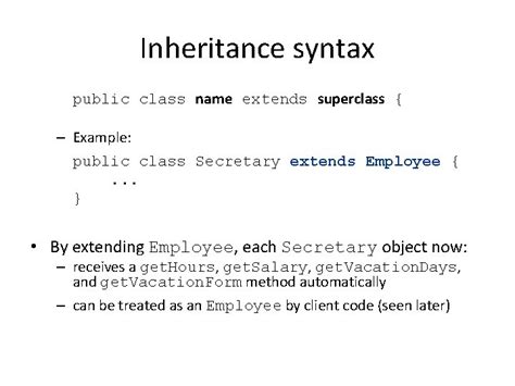 Object Oriented Programming Cs 206 Objectoriented Relationships 1