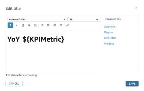 Using Quicksight Parameters And Controls To Drive Interactivity In Your