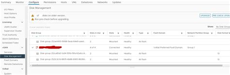 dell emc vxrail after vxrail lcm upgrade the vsan on disk format is