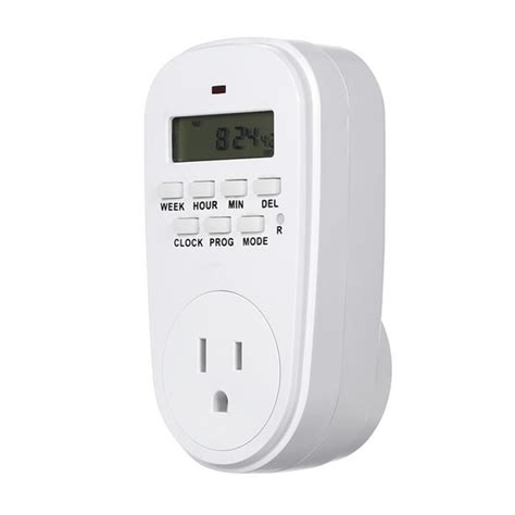 Digital Timer Switch Socket With Lcd Display In Programmable Time Controller Intelligent