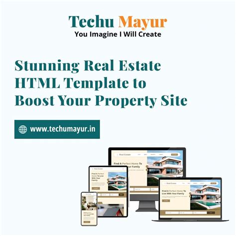 Techu Mayur On Linkedin Webdesign Propertylisting Htmltemplate