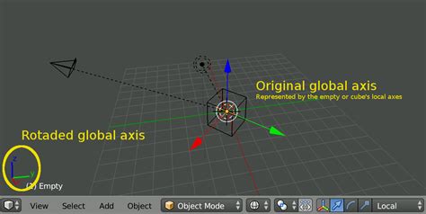 transforms is there a way to rotate the axes themselves blender