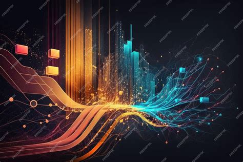 Premium Photo Artificial Intelligence Big Data Information Flow Technology Background Ai