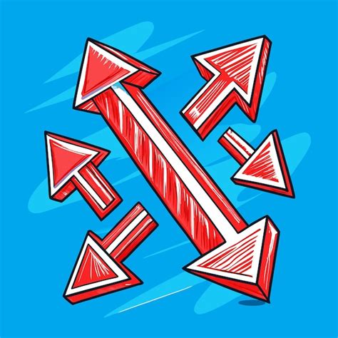 Premium Vector Red Arrows Vector Icons Stylish Collection