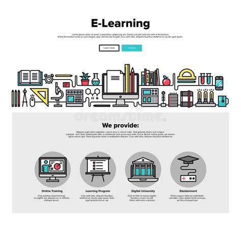 Data Analytics Flat Line Web Graphics Stock Vector Illustration Of