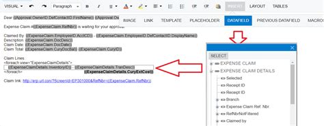 Loops In Notification Templates Acumatica Developers Blog