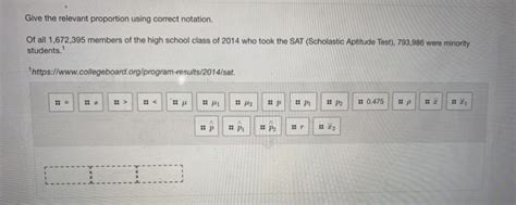 solved give the relevant proportion using correct notation