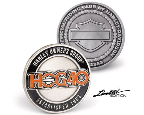 Harley Davidson® 40th Anniversary Hog Challenge Coin 120th Made In Usa