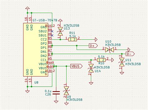 Circuit Design Can Another Pair Of Eyes Verify My Usb C Schematic Esd Protection Esp32 C3
