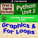 Python Turtle Basic Graphics Functions 3 Version Activities Assessments