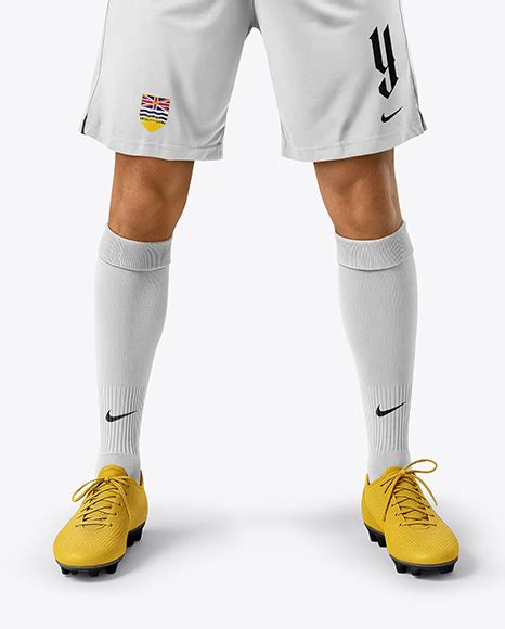 Man Wearing Soccer Jersey And Shorts Mockup Psd 147850 Yellow Images