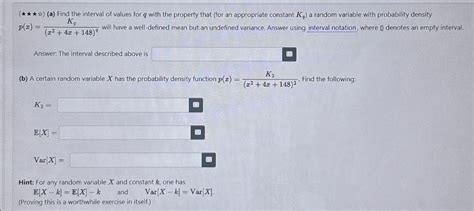 solved a ﻿find the interval of values for q
