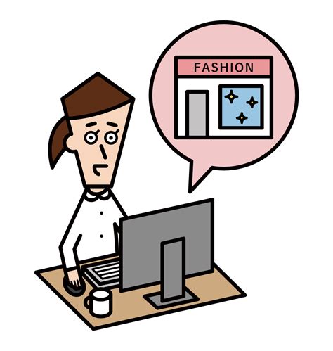 일러스트디스플레이 디자이너여성 무료 일러스트 소재집 Kukukeke