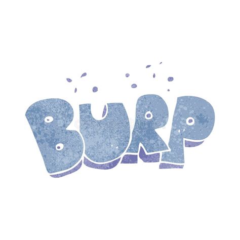 Retro Cartoon Burp Text Picture Image 256739927