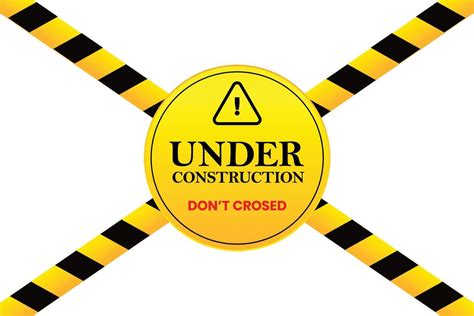 Flat Under Construction Template 46366395 Vector Art At Vecteezy