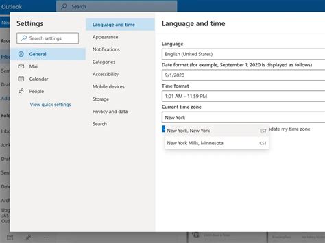 How To Set Your Outlook Email Time Zone CitizenSide