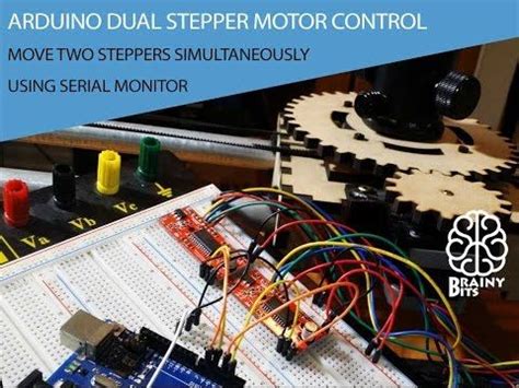 Control 2 Stepper Motor Using The Arduino Serial Monitor Brainy Bits