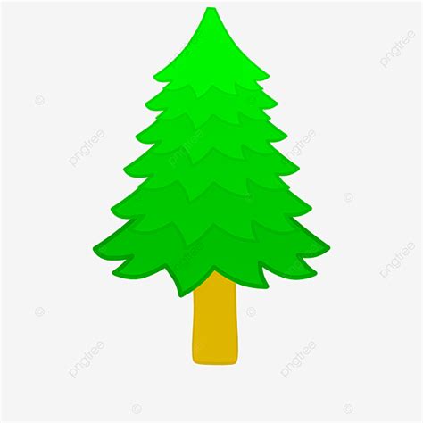 Green Simple Style Ping An Tree Safety Christmas Tree Tree Png And