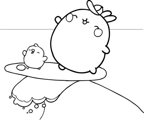 Molang Coloring Page