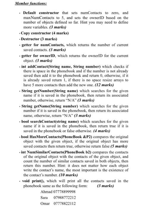 Solved Assume You Have A Person Class As Shown Below Define