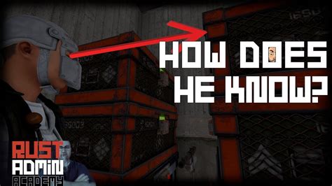 do you know admin radar does this rust admin academy youtube