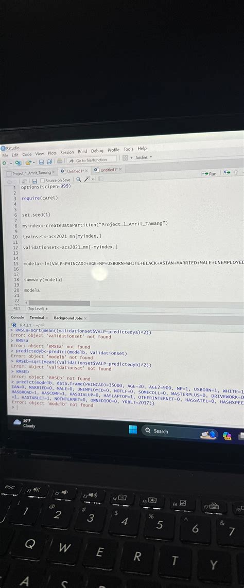 Solved R RStudioFile Edit Code View Plots Session Build Chegg Com