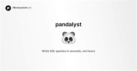 Pandalyst Is Now On Microlaunch