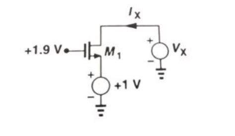 Solved Determine Ix As A Function Of Vx Assuming Vx Varies