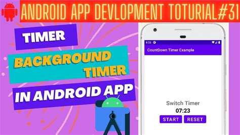 Countdown Timer - Keep timer running when closing the app - Android Studio Tutorial - YouTube