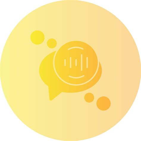 Voice Recognition Gradient Circle Icon 39482668 Vector Art At Vecteezy
