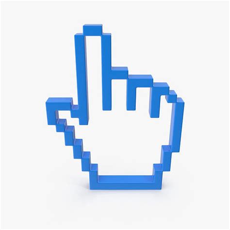 3d Model Hand Cursor Frame Vr Ar Low Poly Cgtrader