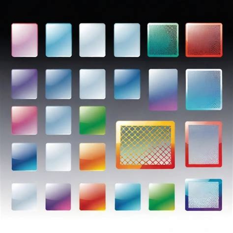 Premium Vector A Colorful Square With The Word Rectangle On It