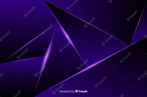 럭셔리 어두운 다각형 배경 무료 벡터