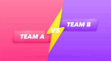 현대 대 전투 배경 Vs 3d 스타일의 번개로 전투 헤드라인 참가자 선수 또는 팀 간의 경쟁 벡터 일러스트 레이 션 3차원 형태에 대한 스톡 벡터 아트 및 기타 이미지