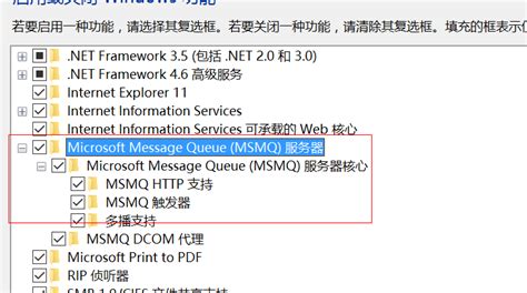 安装微软的消息队列服务器 msmq消息队列的安装、启用 csdn博客