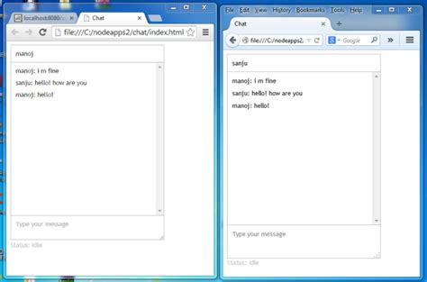 Chat Application Using Node Js Mongodb Techpituwa