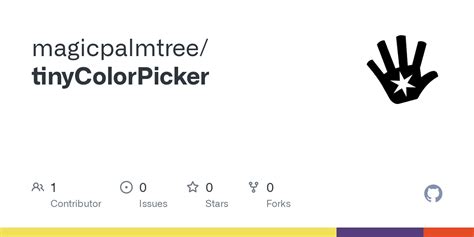 GitHub Magicpalmtree TinyColorPicker